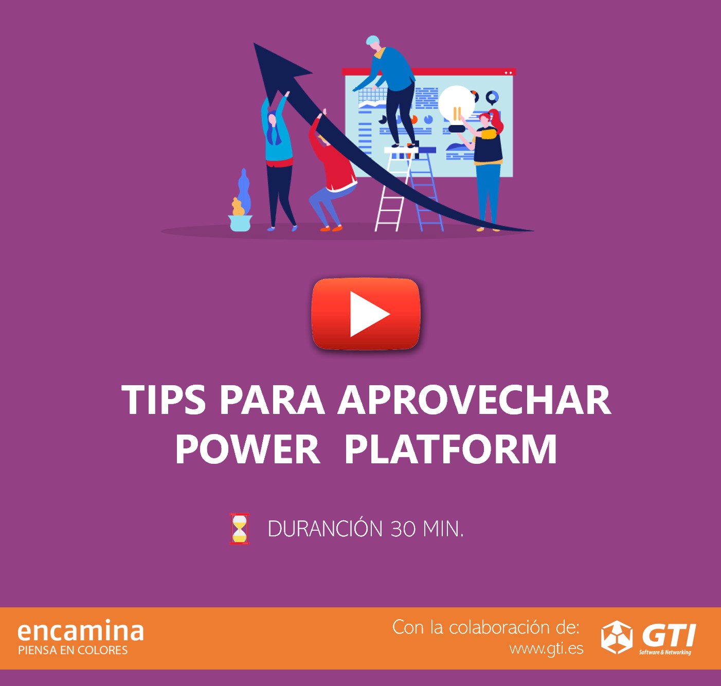 Webinar "Tips para aprovechar Power Platform" | ENCAMINA se Mueve